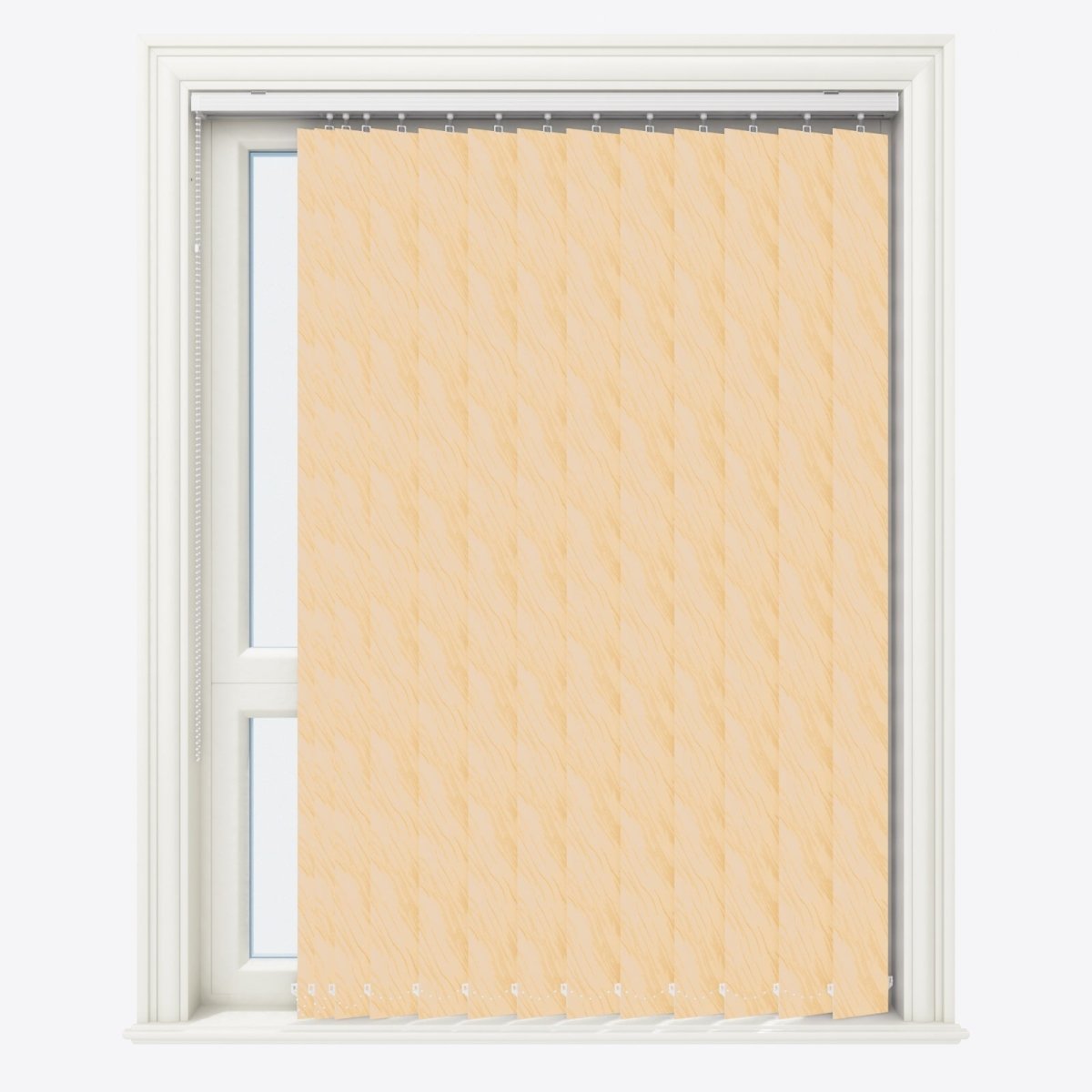 Вертикални Щори Ray Macadamia Beige - цвят Бежов, Многоцветен – COLORI.BG